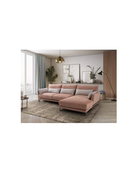 Canapé d'angle design moderne et confort profond luxe Nadia