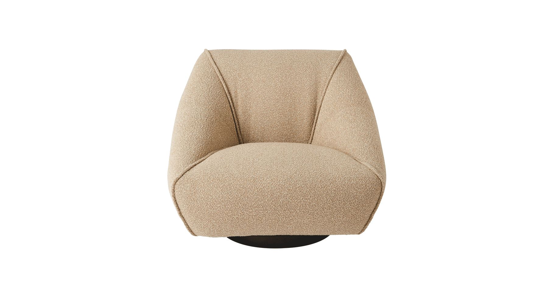 Fauteuil pivotant couleur lin Henry - Signature
